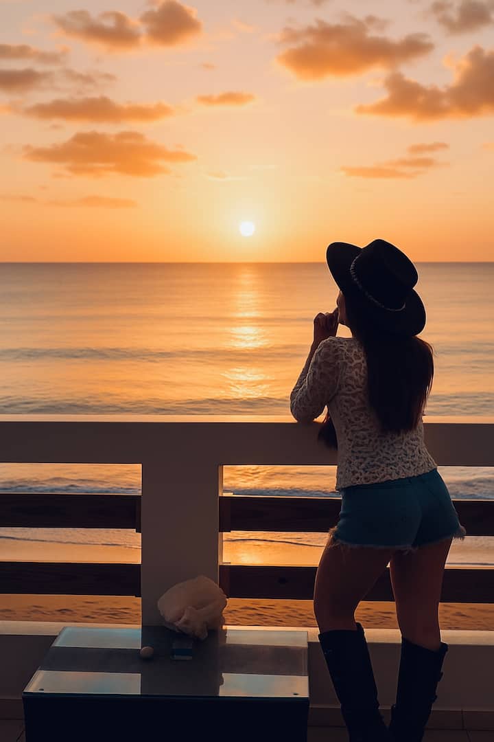 Vera's Beach House- Upper Level + Private Balcony - Aguadilla