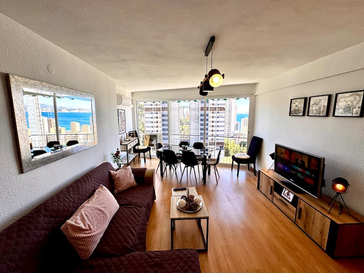 Benidorm: Sea View, Pool, And Parking - Benidorm