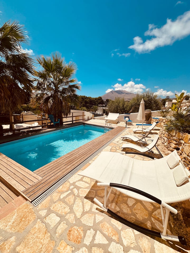 Villa Sceusa Scopello Con Piscina Privata - Scopello