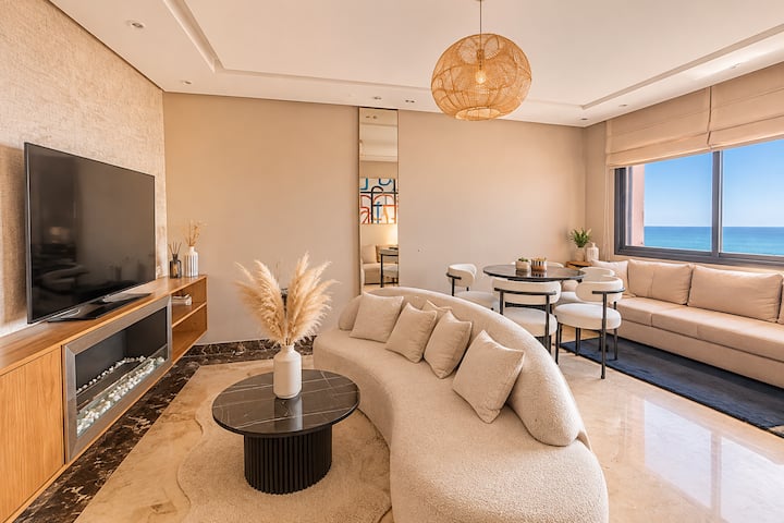 Suite Luxe Mannesmann Piscine, Parking, Vue Mer - Mohammédia