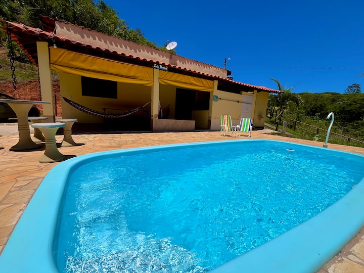 Chácara Familiar Piscina E Contato Com A Natureza - Socorro