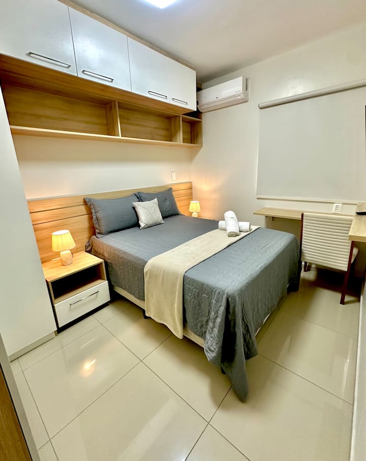 Apt Climatizado E Completo 6,6km Da Ufpe - Recife