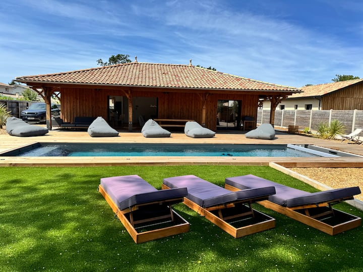 Villa Lège Cap Ferret -Piscine - 8/10 Personnes - Lège-Cap-Ferret