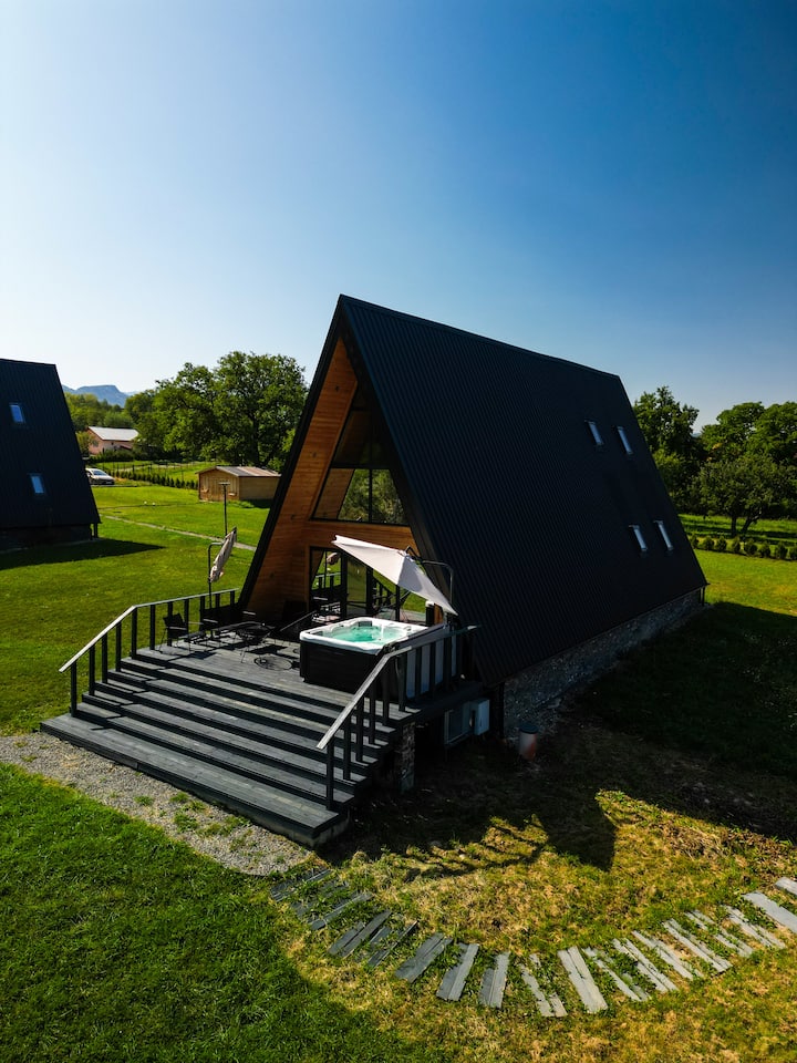 Vino Chalets (Air Chalet) - A-frame Cabin In Bran - Bran