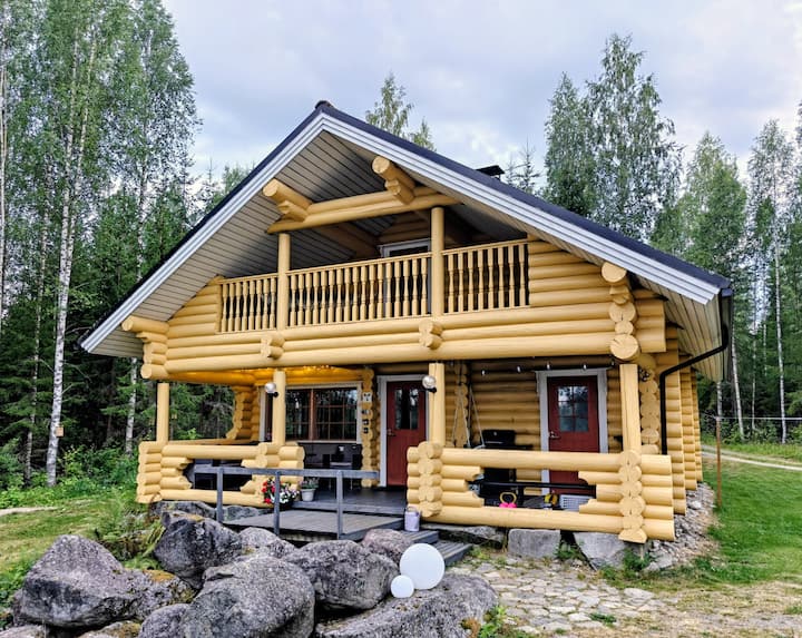 Rantahuvila Järven ääRellä Ja Luonnon Rauhassa - Kangasniemi