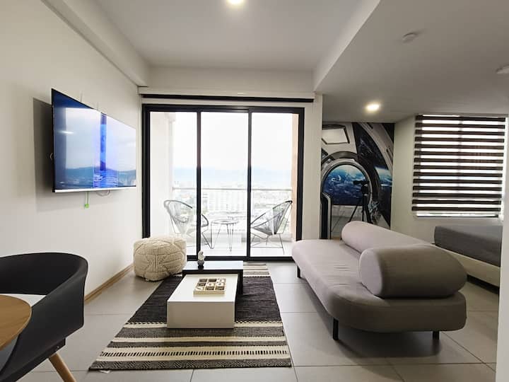 Nómadas/turistas. Loft Temático/600mbps/piscina - Pereira
