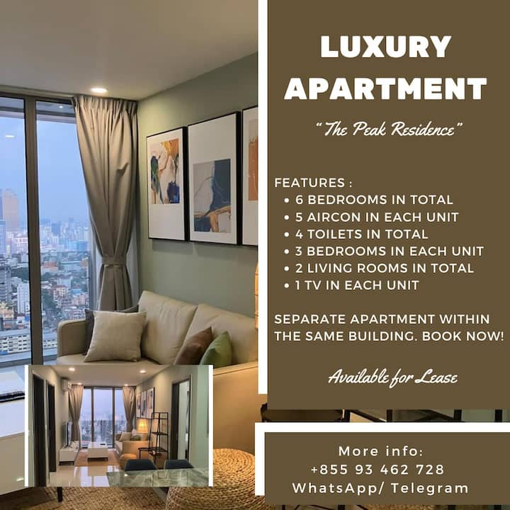 Condominium For Family #2 @The Peak Residence - Phnom Penh