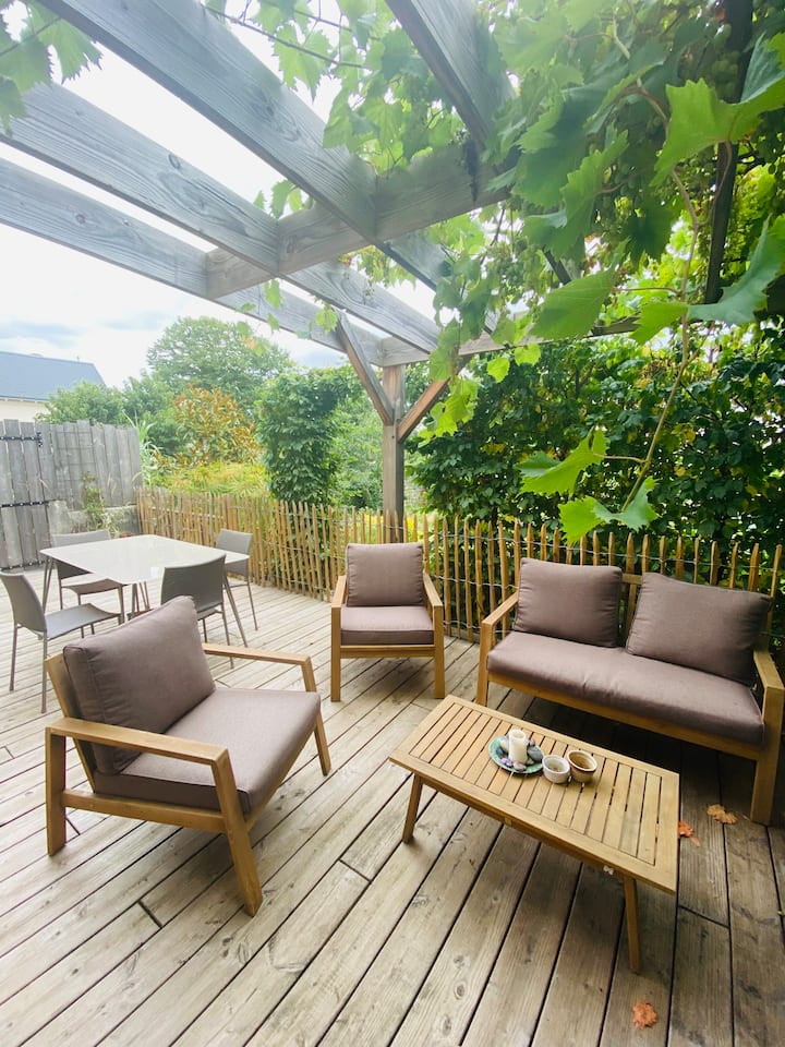 Maison Familiale (3 Chambres + Terrasse) - Tours