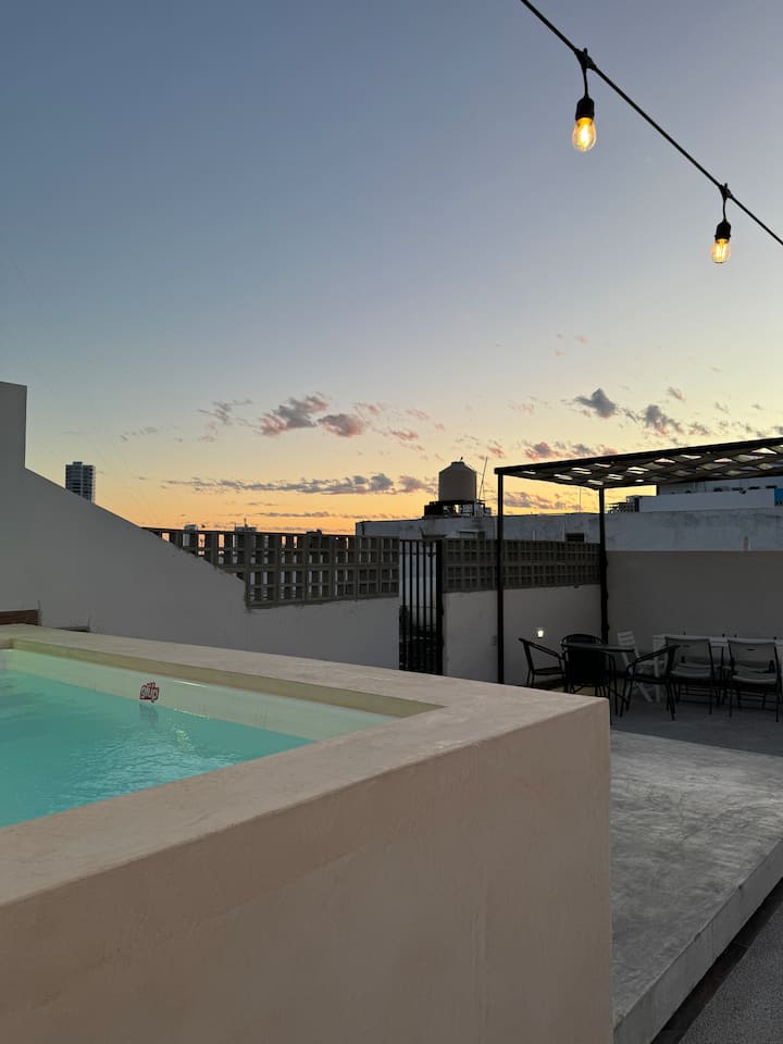 Departamento Céntrico Con Terraza Y Alberca - Mazatlan