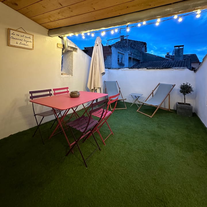 Spacieux T3 Rénové Avec Terrasse Tropézienne - Saint-Rémy-de-Provence