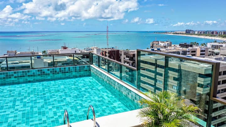 Por Do Sol Na Piscina/academia/garagem/lovepet - Maceió