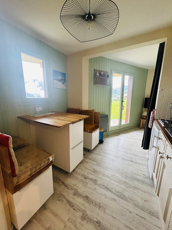 Appart T2 Vue Exceptionnelle Avec Terrasse 4-6pers - Châtel