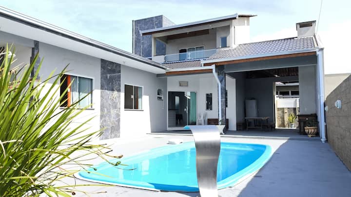 Casa Paraíso Bom Jesus | Piscina | Itapoá 3ª Pedra - イタプア