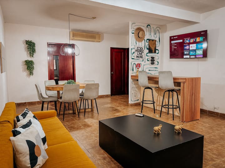 Depto. Amplio En Pb: Climatizado, Seguro, Facturo. - Villahermosa, Mexico