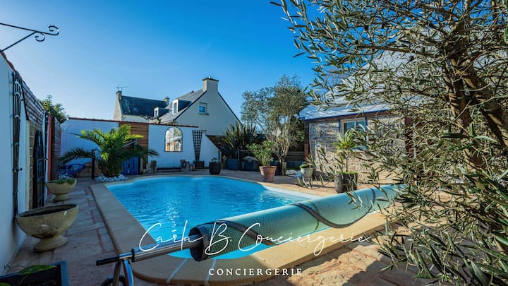 Maison 6 Pers Avec Psicine Privée à Tregunc - Trégunc