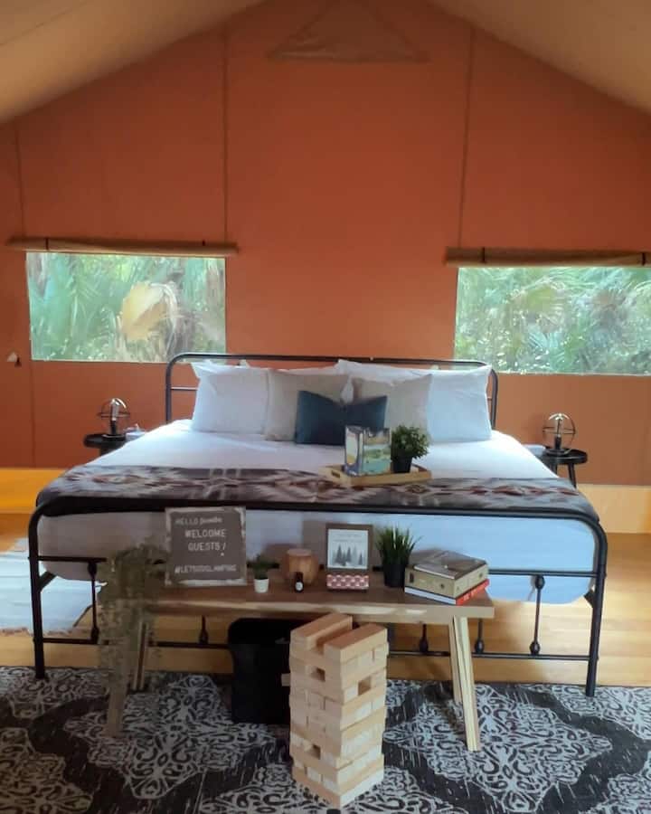 G3 Deluxe Safari Glamping Tent - Kissimmee Prairie Preserve State Park, Okeechobee