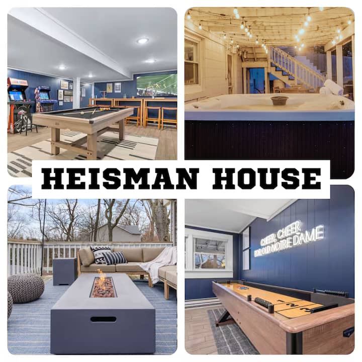 3 Mins To Nd | Hot Tub | Game Room | Sleeps 16 - Mishawaka, IN