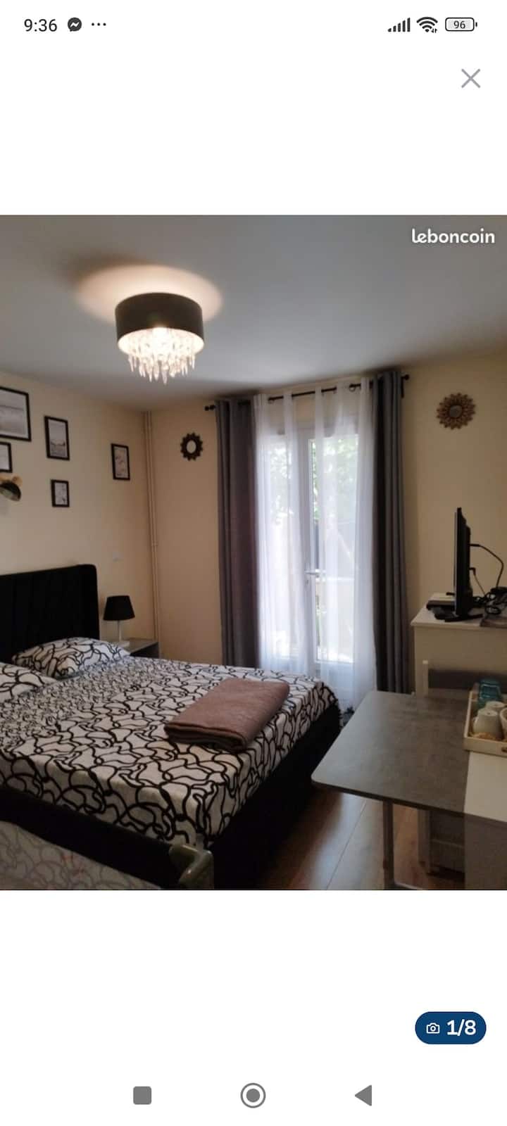 Studio Cosy Proche Aéroport D'orly & De Paris - Athis-Mons