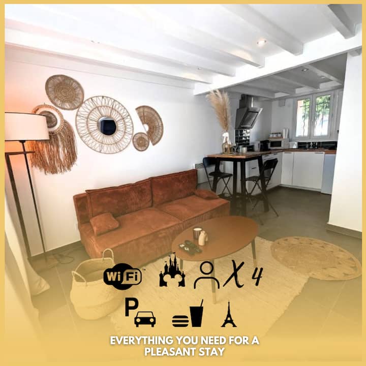 Cozy House / 15 Min Disneyland / 2 Parkings /Wifi - Meaux