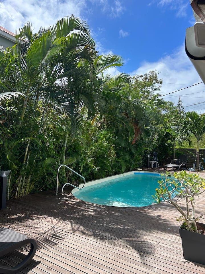 Villa Calebasse Avec Piscine - Anse des Rochers