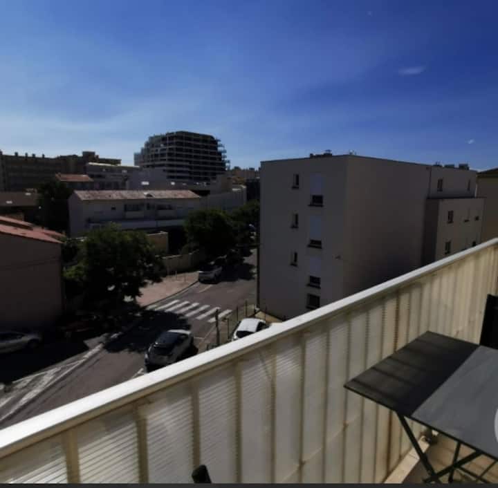 T1 Au Centre, à 150 M De La Plage, Climatisé - Canet-en-Roussillon