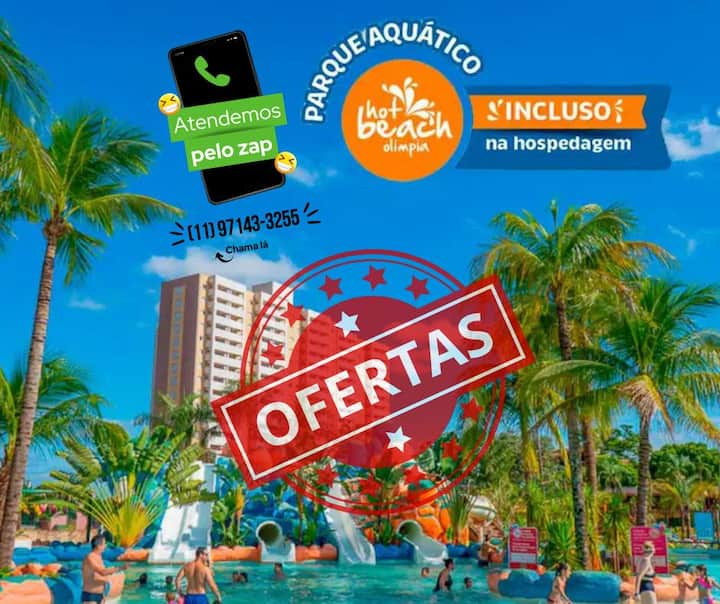 Apartamento No Parque Hot Beach - Olímpia