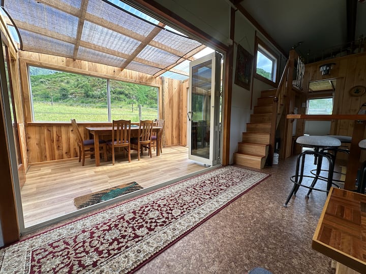 Pearse River Tiny House Bike Trail, Hike, Fish - South Island