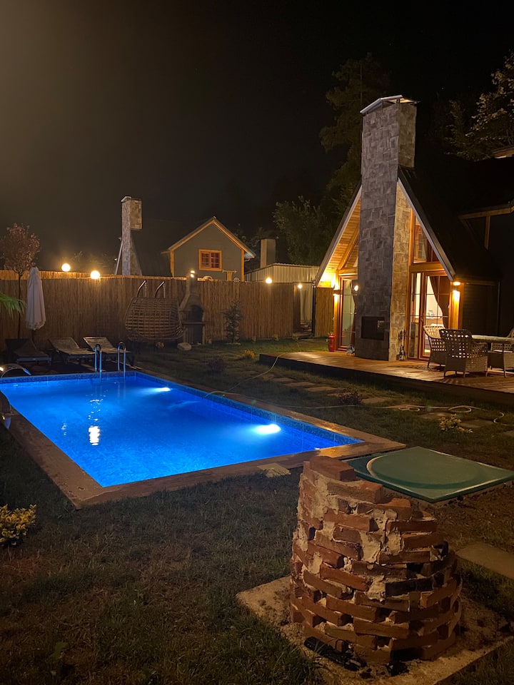 Moonlıght 2+1 Sıcak Havuz şöMine - Sakarya