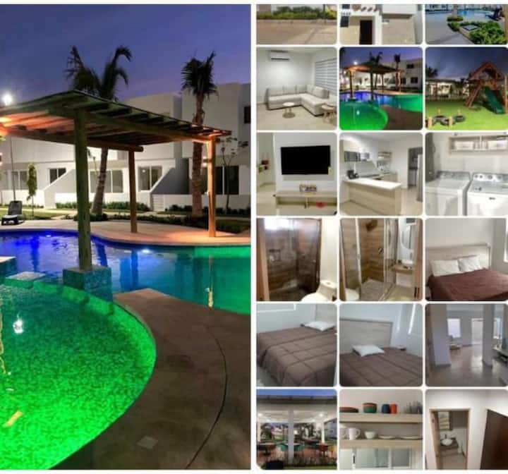 Vacation House In Mazatlan, Cerritos Area - Mazatlán