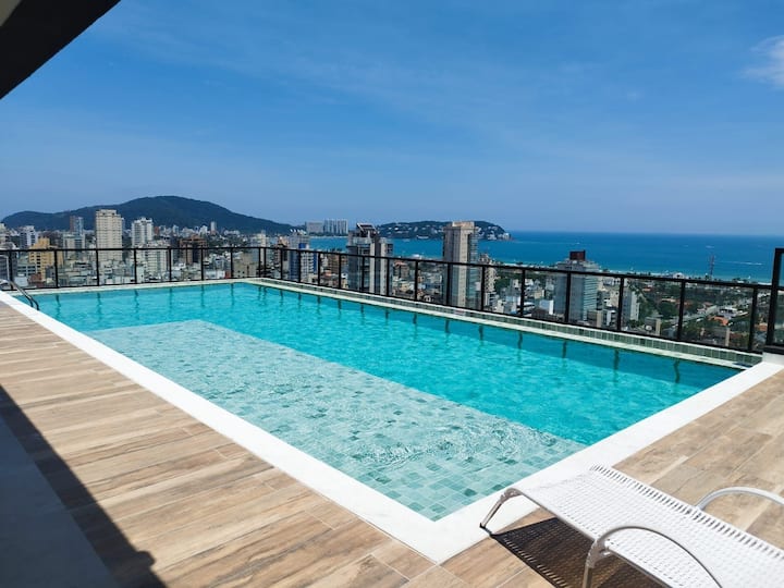 Apartamento Enseada Guarujá Com Vista Mar - Guarujá