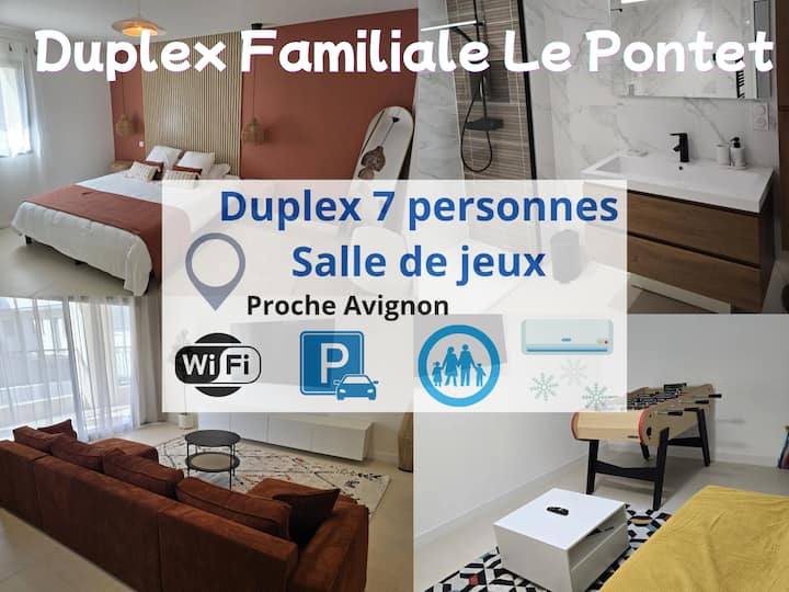 Duplex Familial Avec Salle De Jeux Proche Avignon - Le Pontet