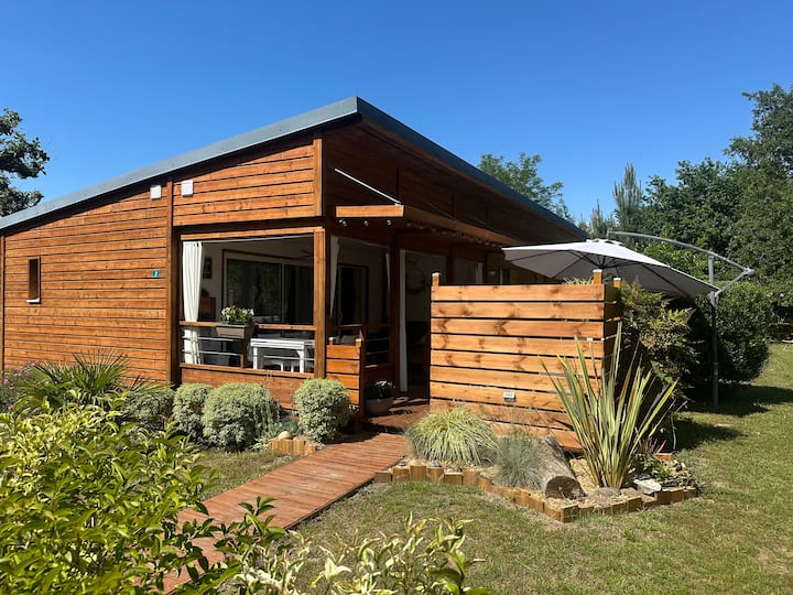 Chalet Nature Confort, Clim, Piscine Océan, Forêt - France