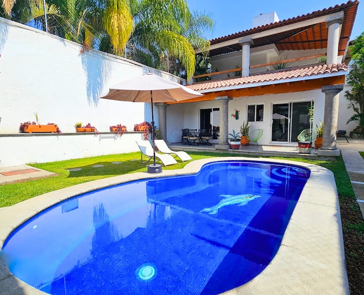 Casa Jardín De La Brisa, Con Alberca Privada. - Cuernavaca