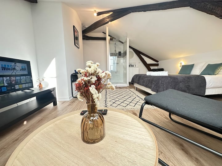 Chambre Privée Avec Sdb +Café à Volonté +Coworking - Limoges