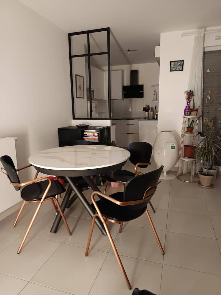 Chambre Dans Un Bel Appartement Avec Jardins - Bagneux