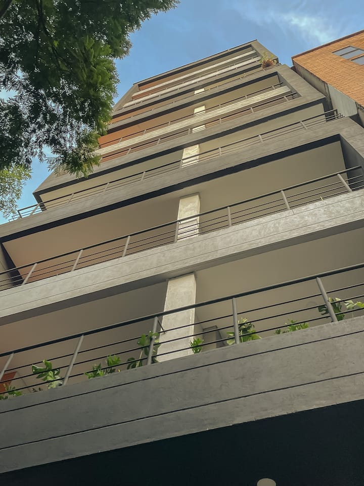 Industrial Apartment | Laundry Room And Kitchen - Medellín