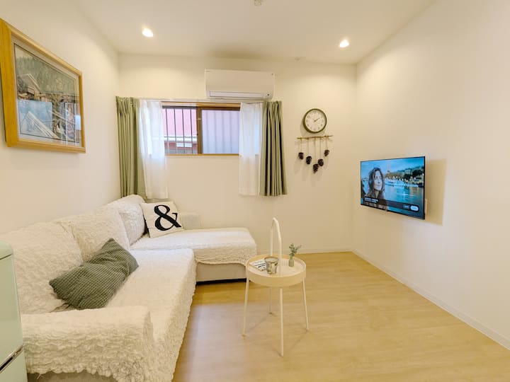 【Japan 8 · 1】天下茶屋5分｜60㎡｜2–4人｜1楼免搬行李｜机场直达 - Osaka