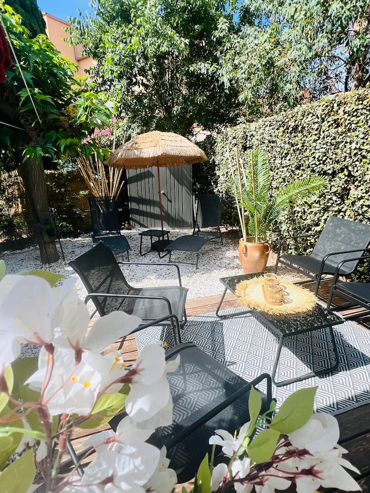 Maison «&nbsp;La Casita&nbsp;» 3* Parking Wifi Clim Piscine - Valras-Plage