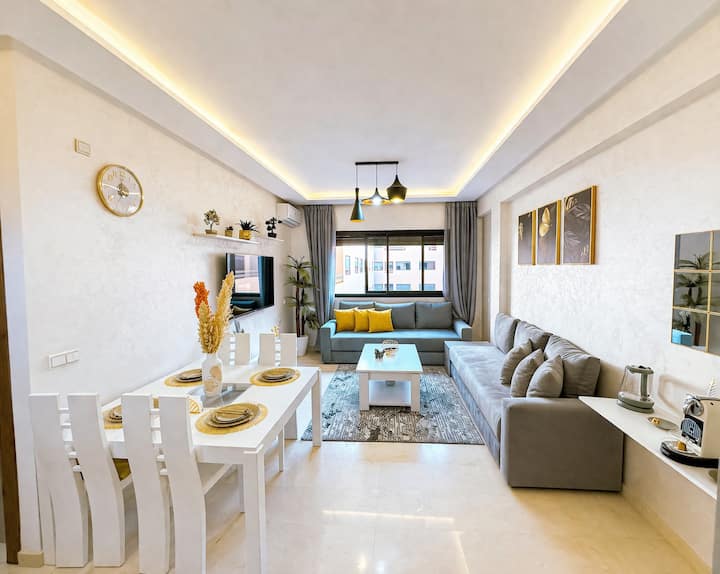 Confort & Tranquillité à 2 Pas De La Gare Du Train - Marrakesh