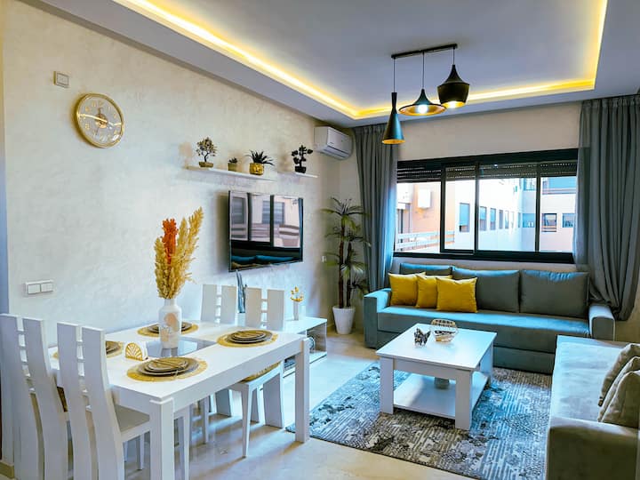 Confort & Tranquillité à 2 Pas De La Gare Du Train - Marrakesh