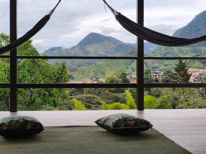 Vista Al Pueblo Y Parqueadero Privado - Andes