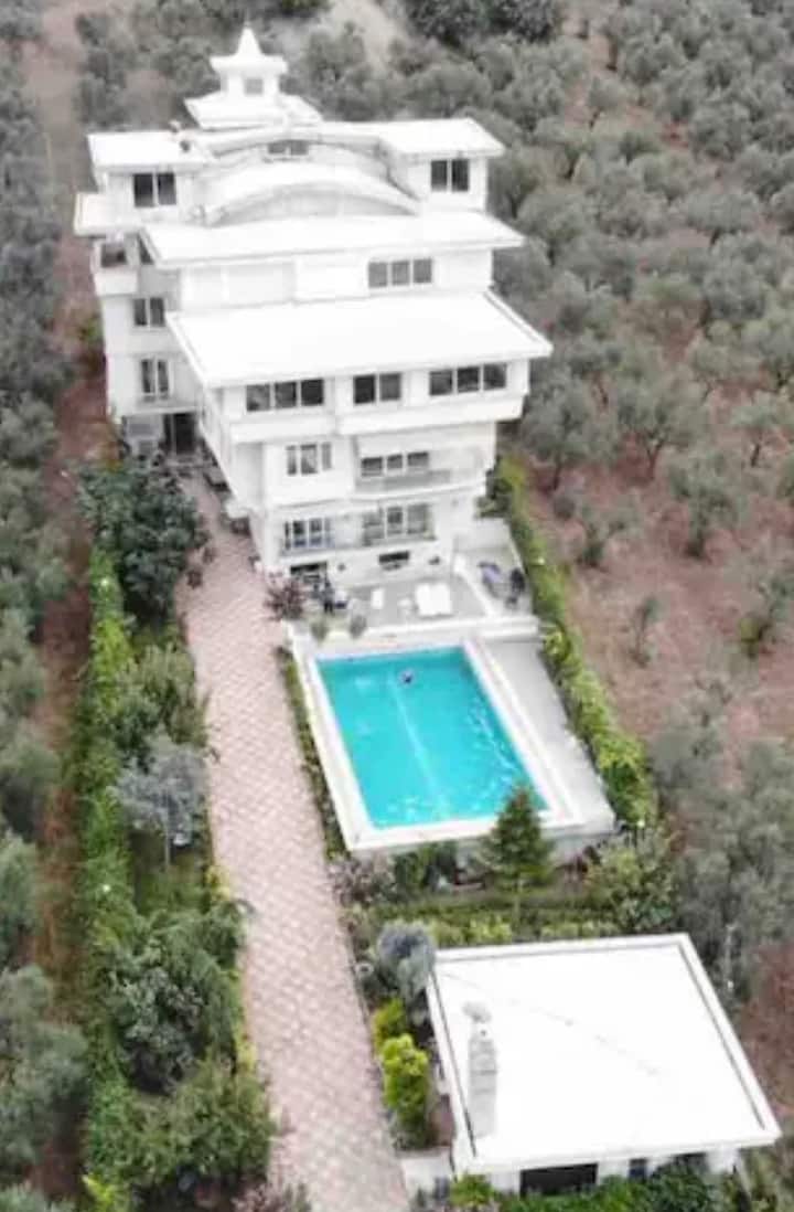 Havuzlu Kalabalık Aileler  Için. - Mudanya