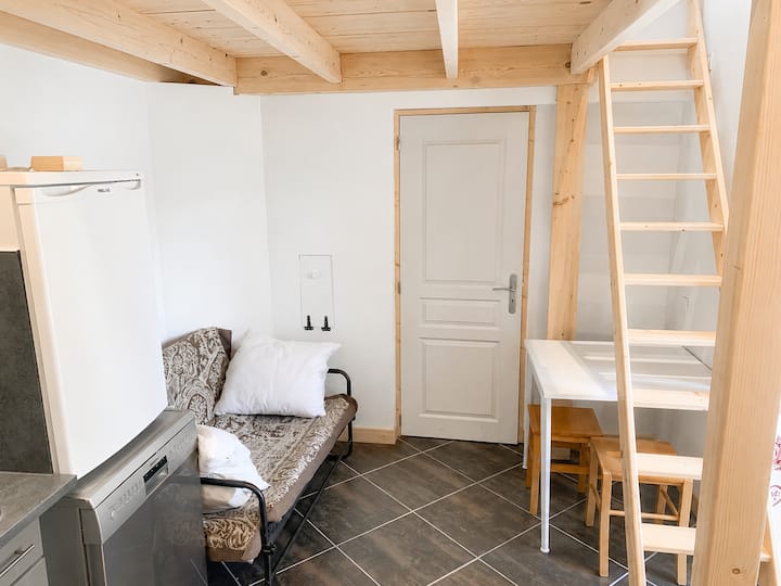 Studio Cosy Avec Mezzanine Accès Rapide Grenoble - Crolles