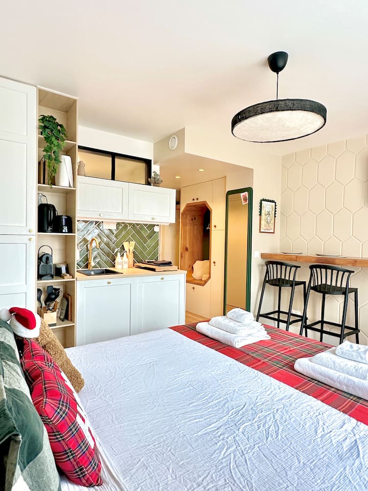 L’émeraude – Studio Tout Confort + Parking Inclus - 메스