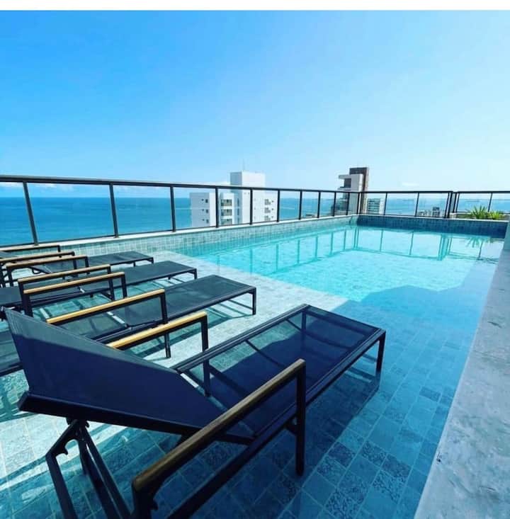 Apartamento Em Salvador - Barra Circuito Carnaval - Barra