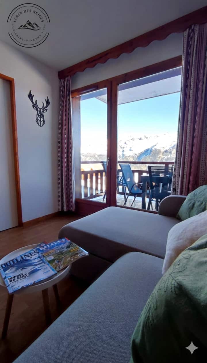 Ski-in • 1800m • Vue Montagne • 45 M² • 6 Pers - Puy-Saint-Vincent