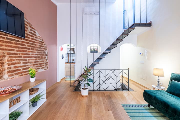 [Smn-centro]carraia Boutique Apartment + Terrace - Florencia