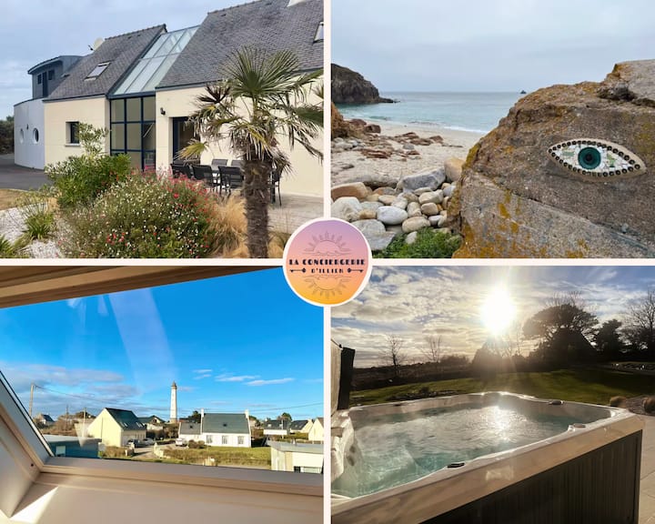 La Villa Du Phare - Jacuzzi, Plage Ou Randonnée - Finistère