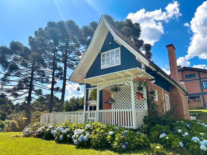 Casa Azul - Bom Velho Chalés - Campo Alegre
