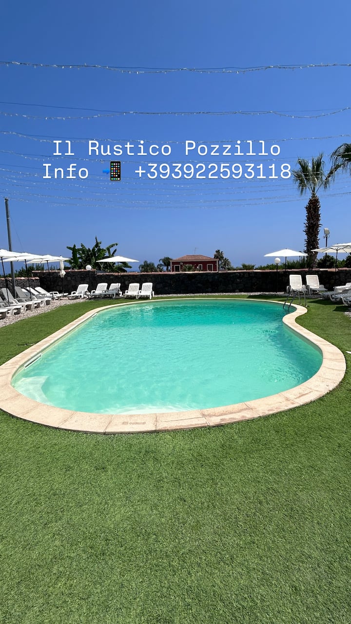 Il Rustico Pozzillo Villa Con Uso Piscina - Acireale